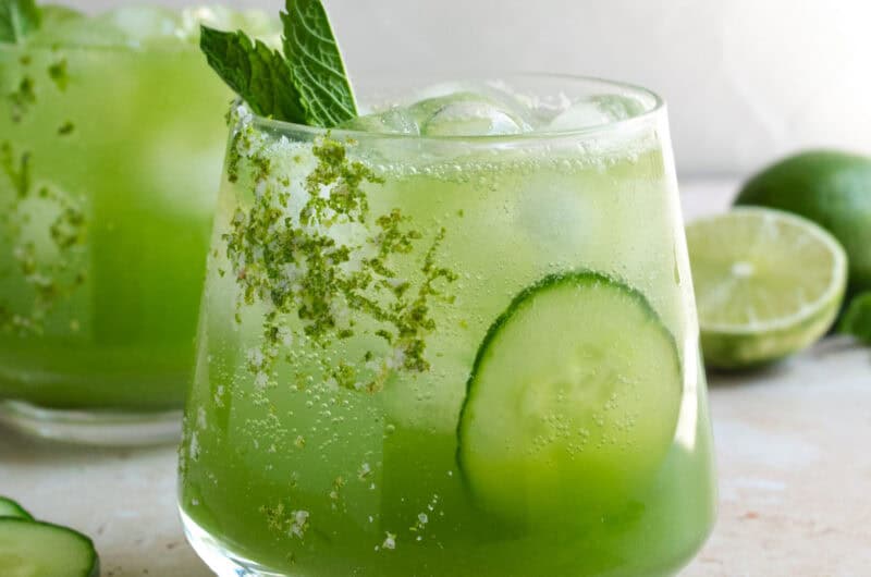 Cucumber Apple Cider Vinegar Mocktail - Emily Maude Nutrition