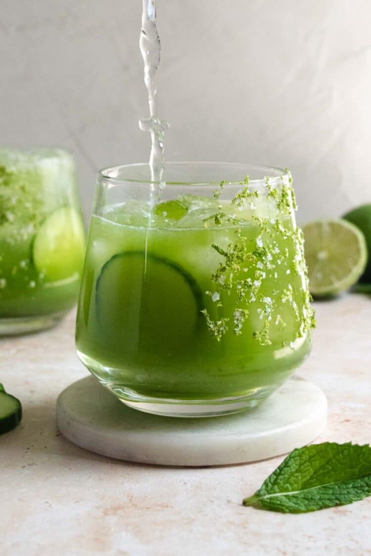 Cucumber Apple Cider Vinegar Mocktail