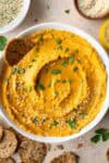 Roasted Carrot Dip - Emily Maude Nutrition