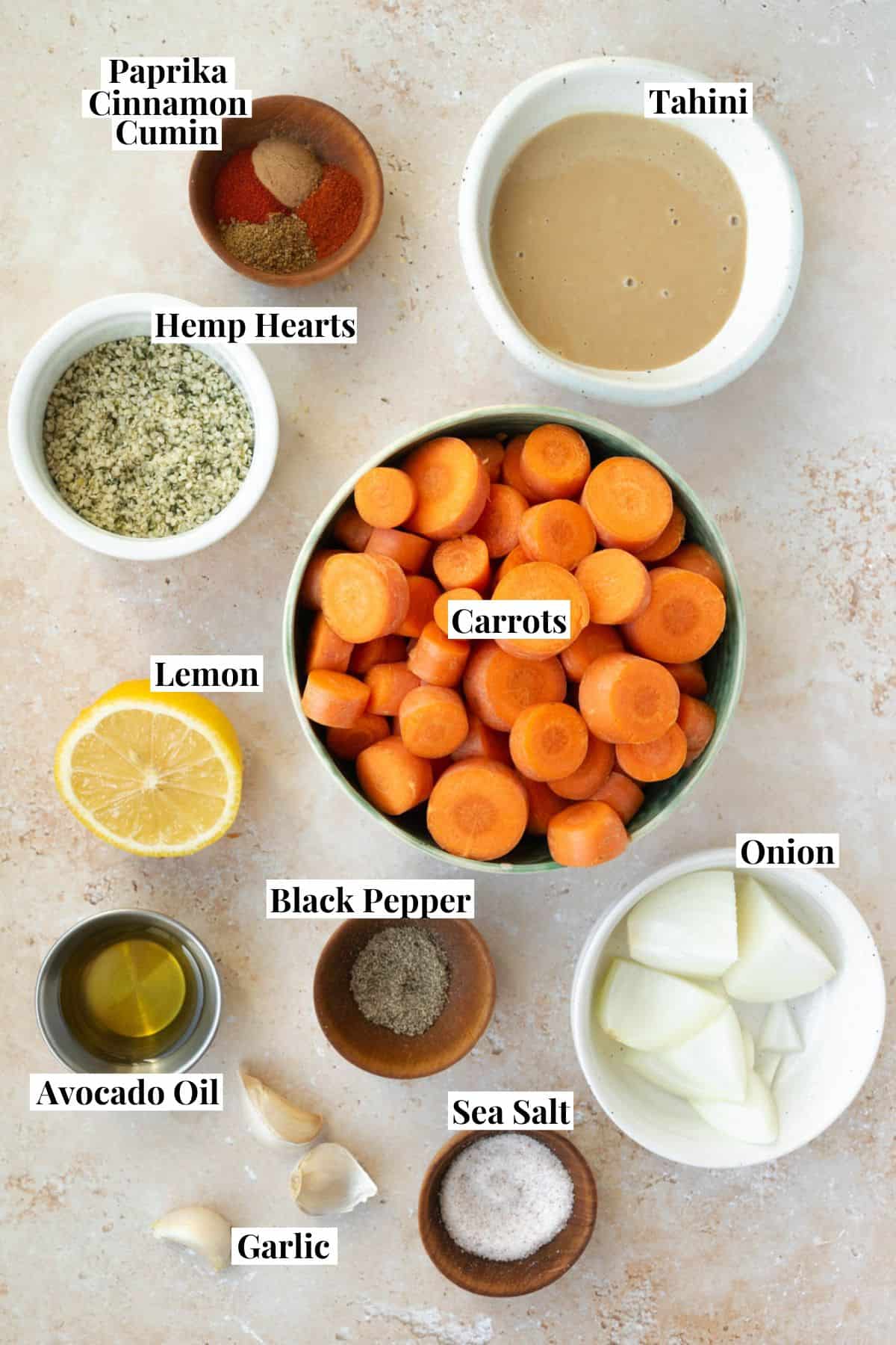 Roasted Carrot Dip - Emily Maude Nutrition