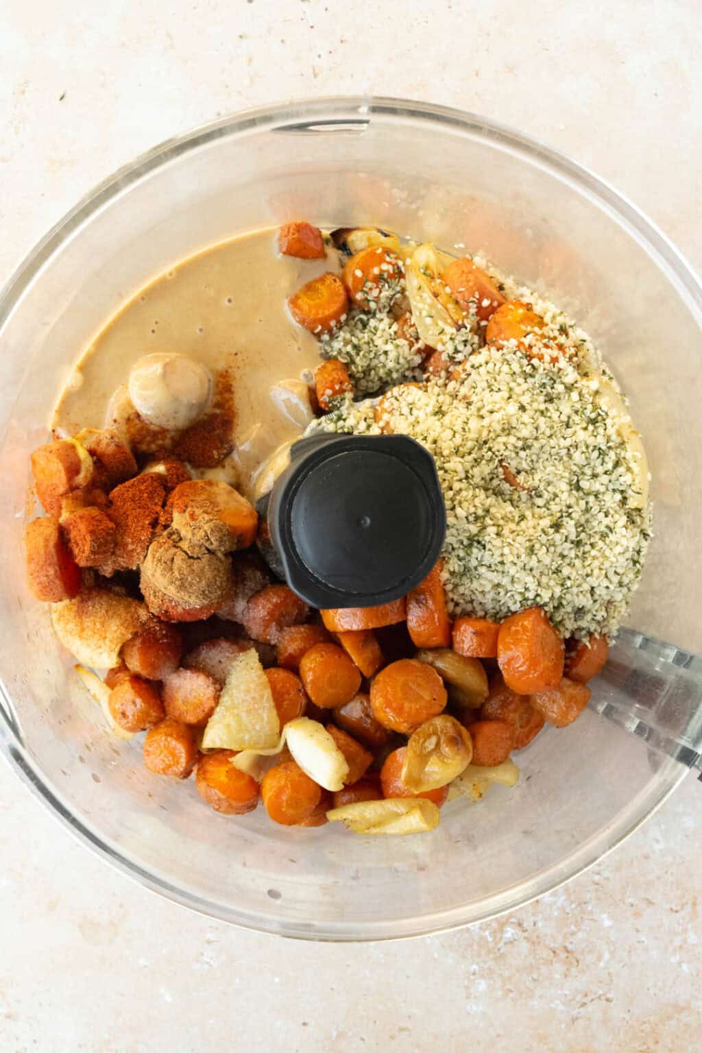 Roasted Carrot Dip - Emily Maude Nutrition