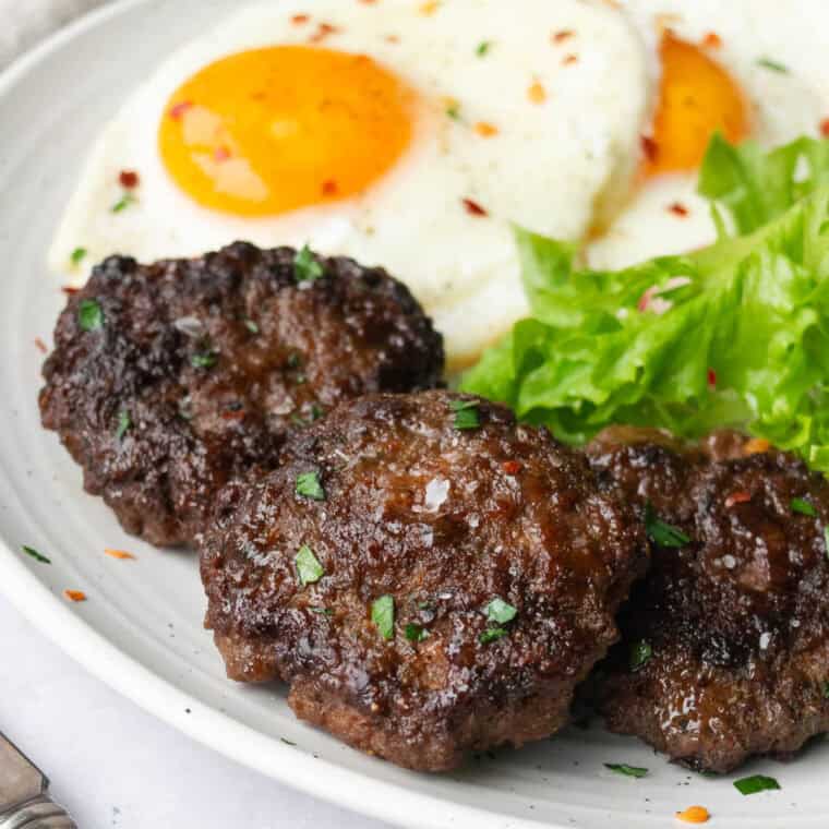 Beef Breakfast Sausage - Emily Maude Nutrition